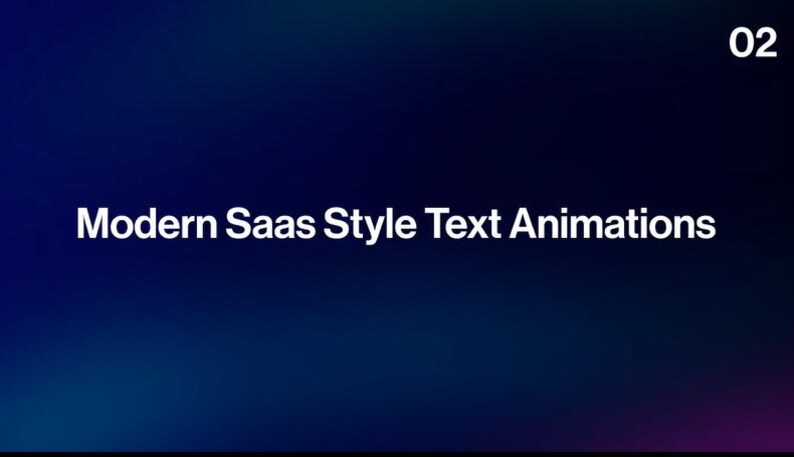 Modern Text Animation Presets for Corporate Videos | Saas, Business ...