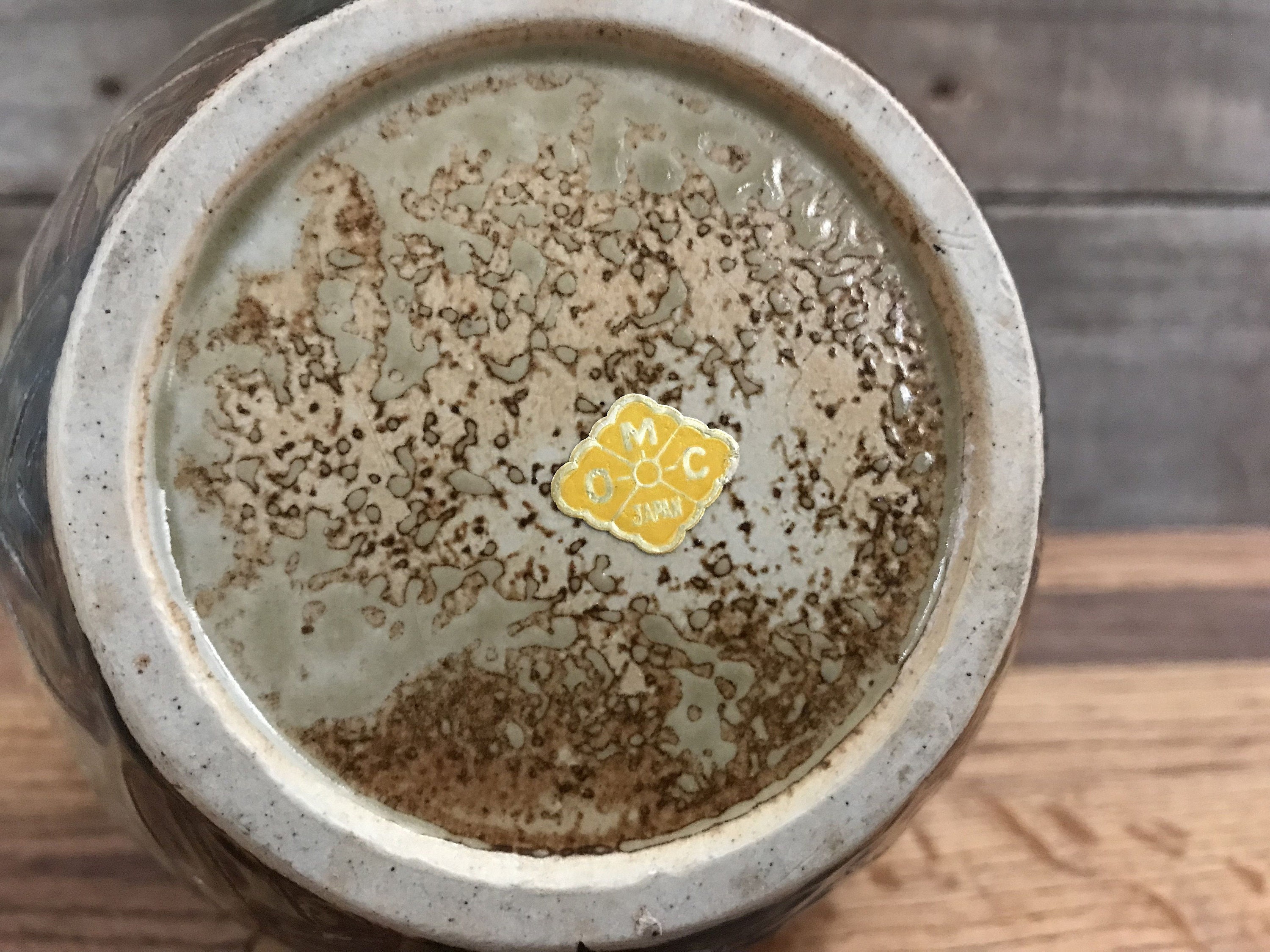 OMC Japan Carved Mingei Stoneware Vase Otagiri Fluted - Etsy