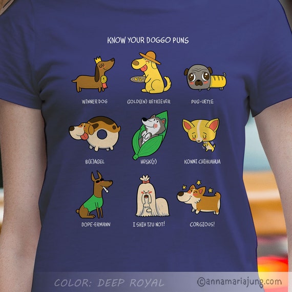 Know Your Doggo Puns Cute Dog Breed Shirt Dog Puns Funny - Etsy