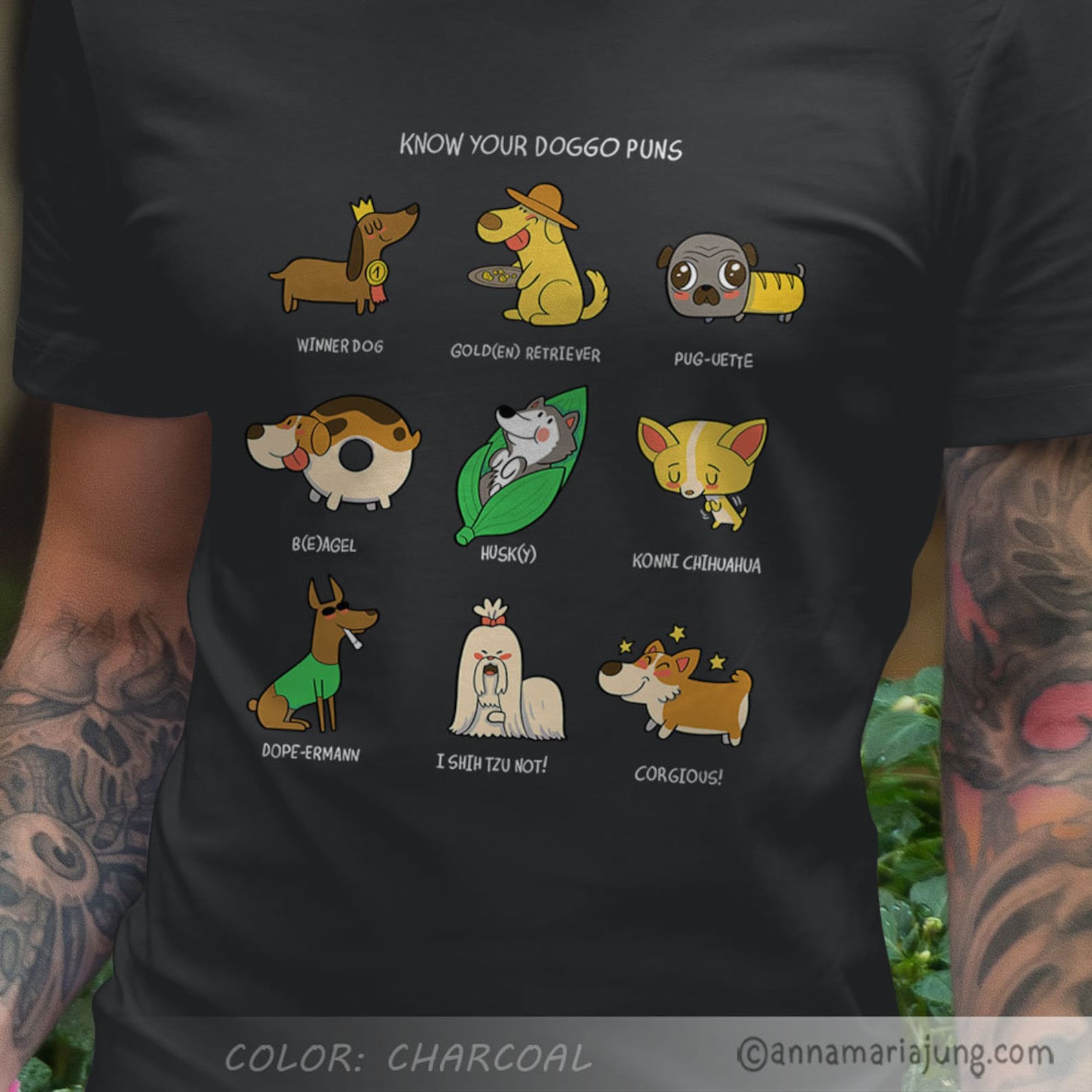 Know Your Doggo Puns Cute Dog Breed Shirt, Dog Puns, Funny Dog Shirt, T ...