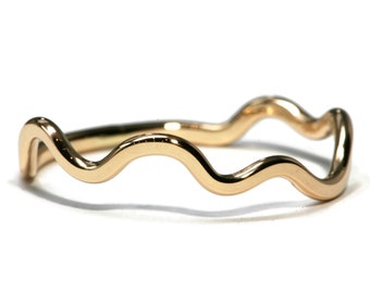 Abstract Gold Ring - Etsy