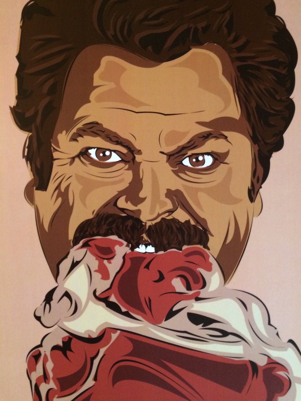Ron Swanson Steak Digital Art Print - Etsy