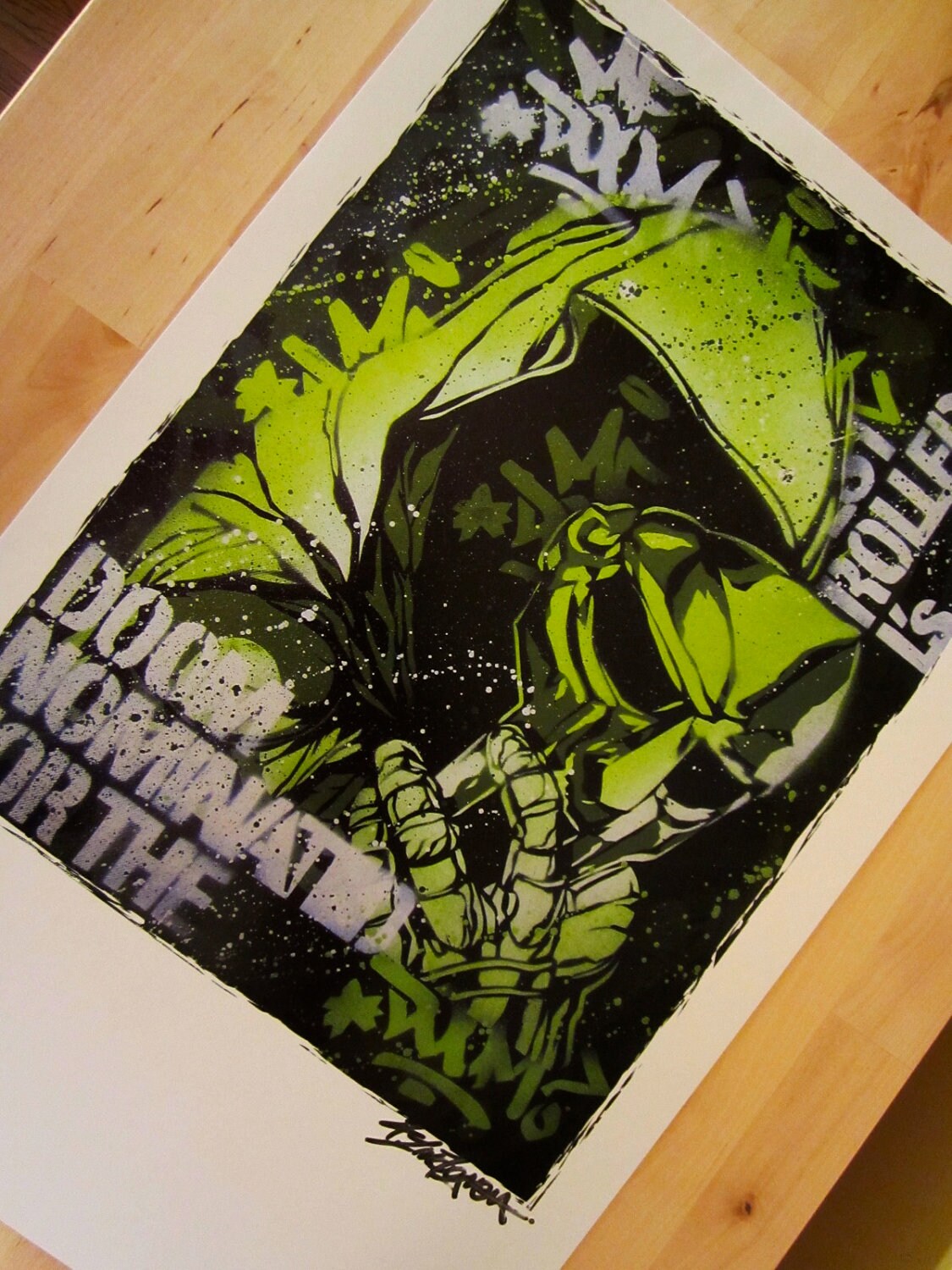 MF Doom Stencil Art Print - Etsy