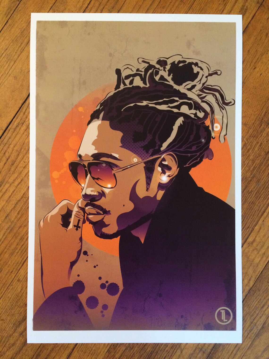 Future purple Reign Digital Art Print - Etsy