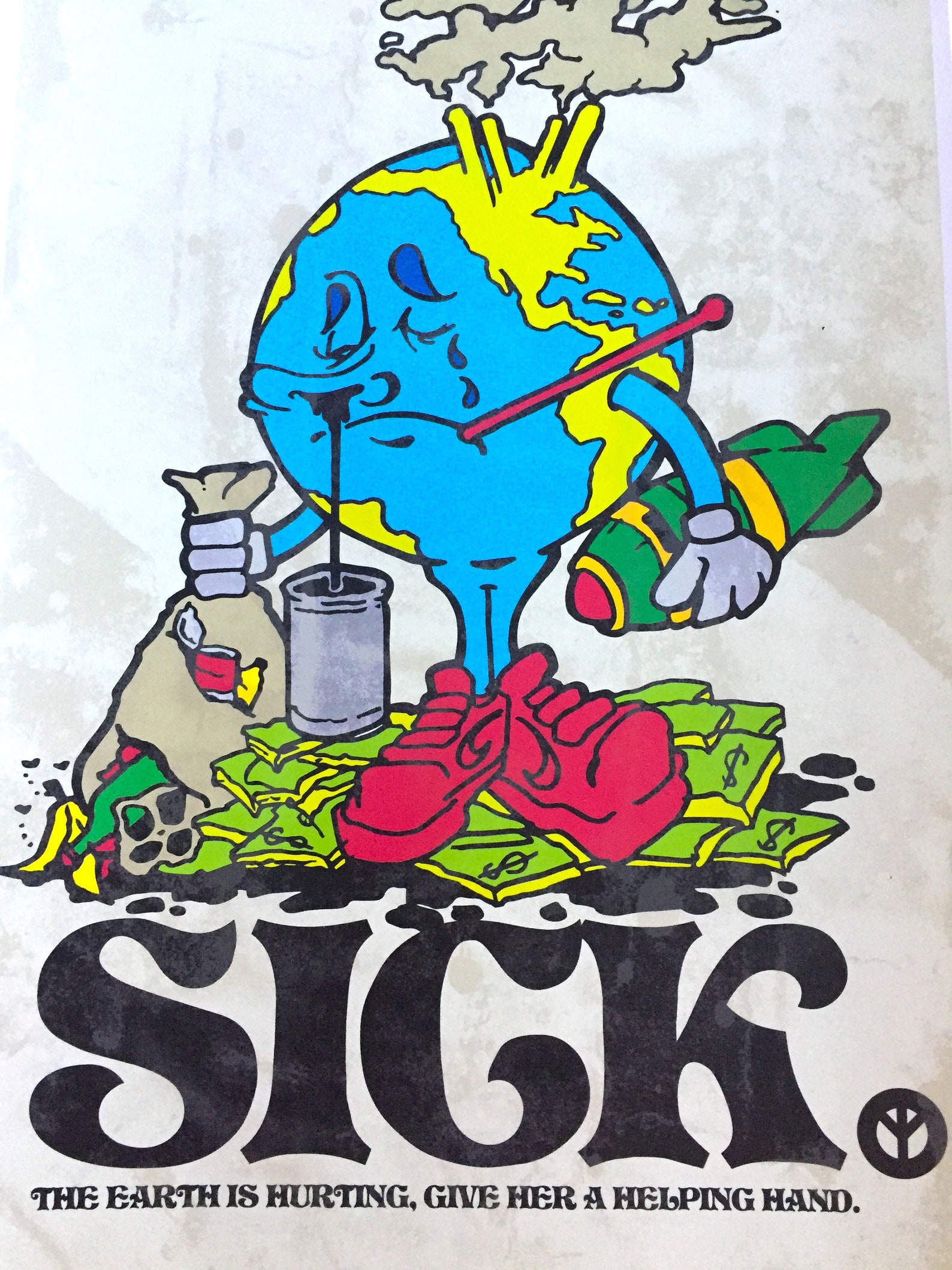 Sick Earth Digital Art Print - Etsy