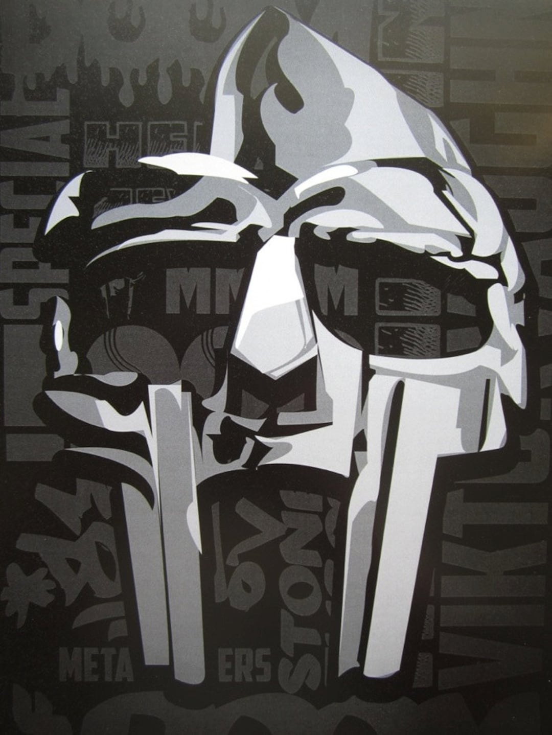 Mf Doom Man in the Mask Digital Art Print - Etsy