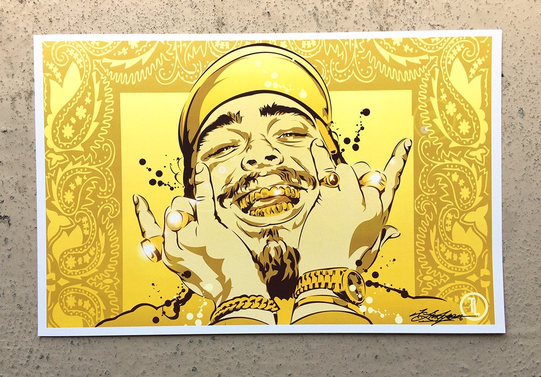 Post Malone Digital Art Print - Etsy