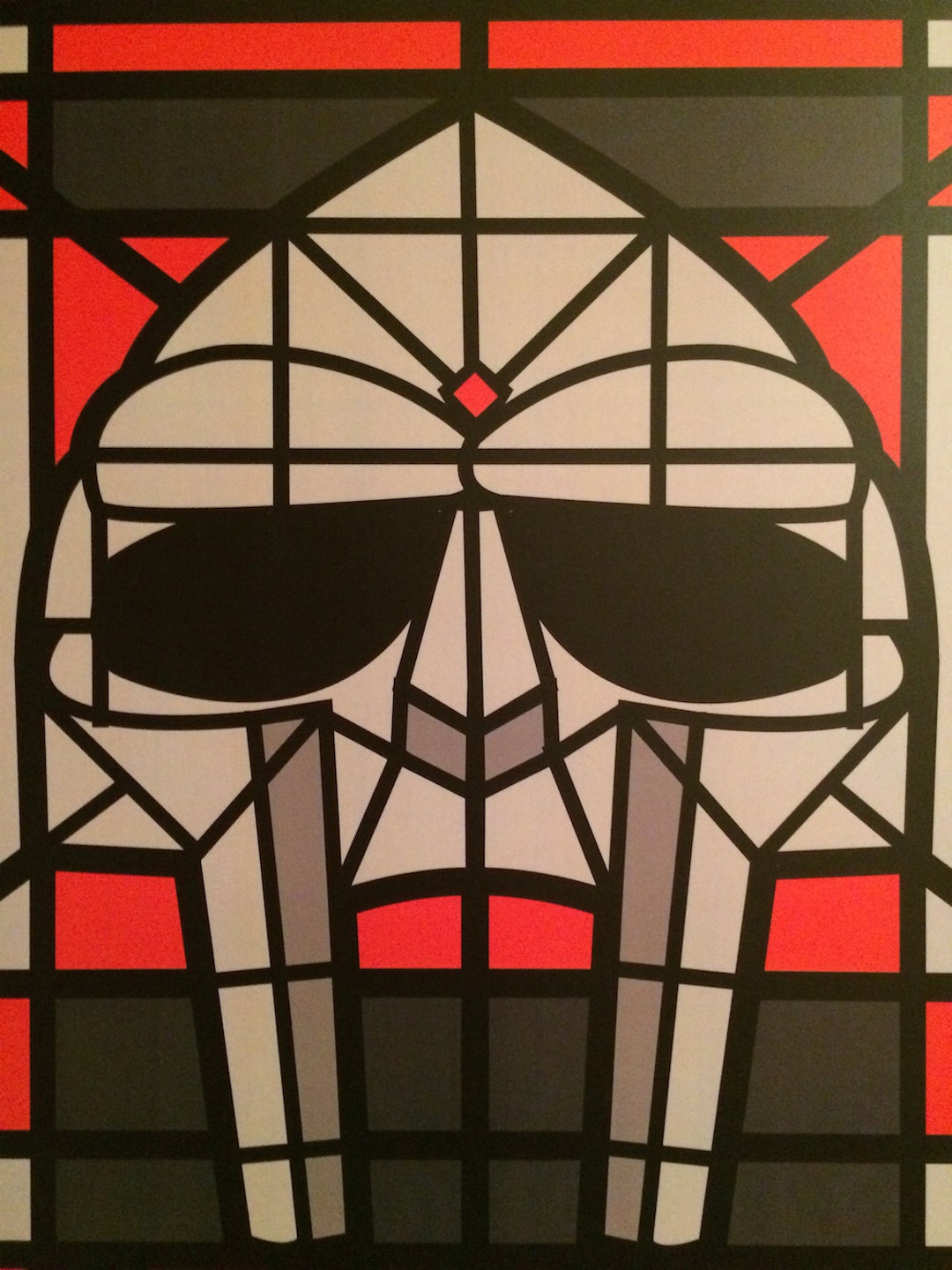 MF Doom Stained Glass Digital Art Print - Etsy