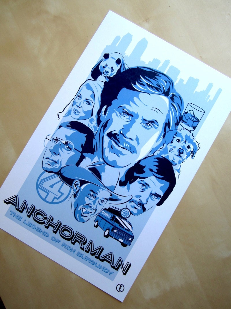 Anchorman "legend" Digital Art Print - Etsy