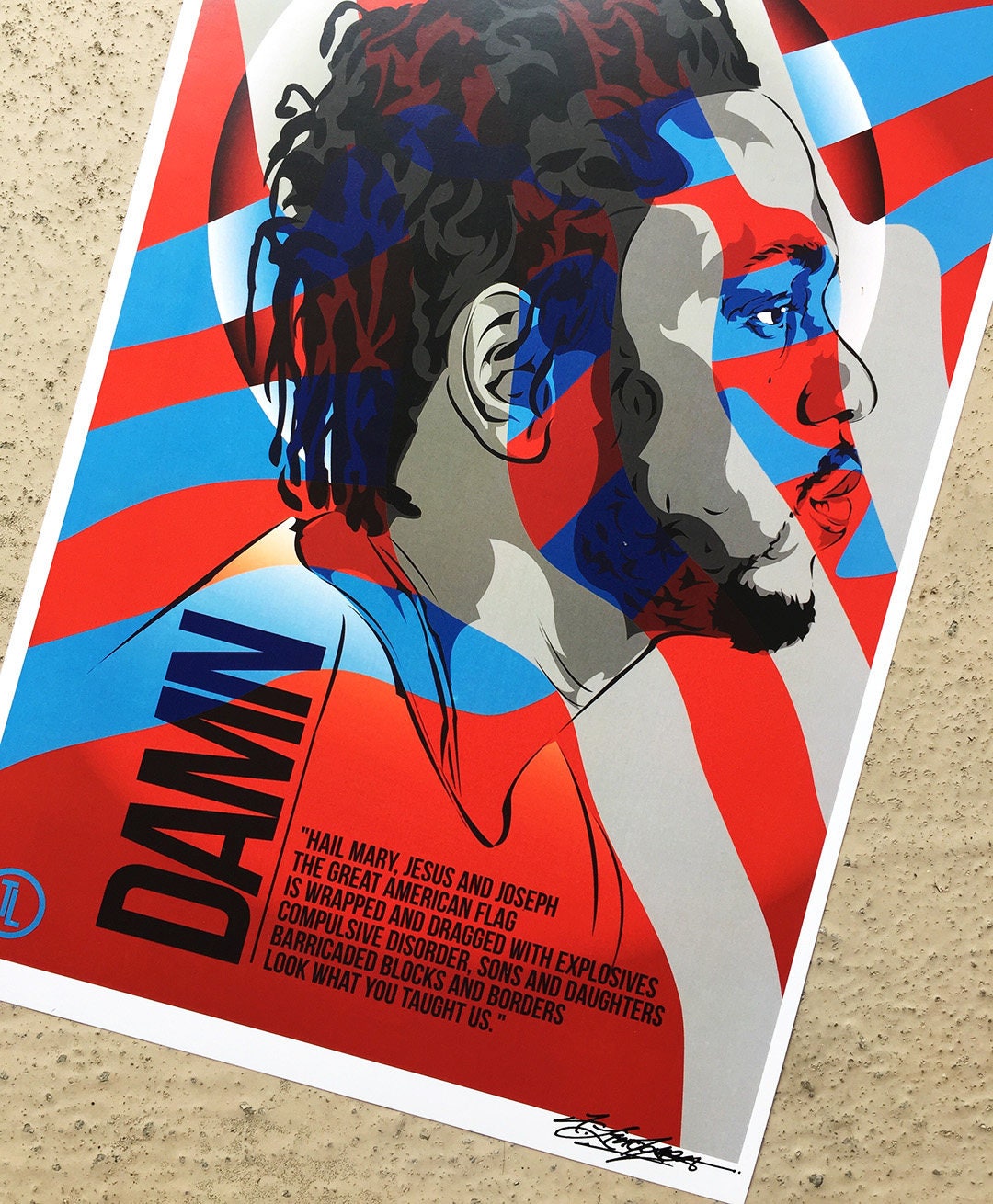 Kendrick Lamar Damn Digital Art Print - Etsy