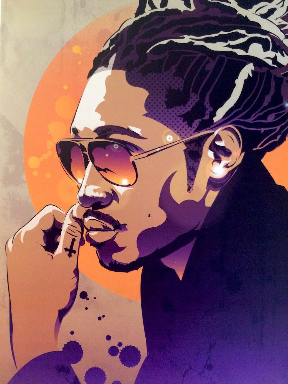 Future purple Reign Digital Art Print - Etsy