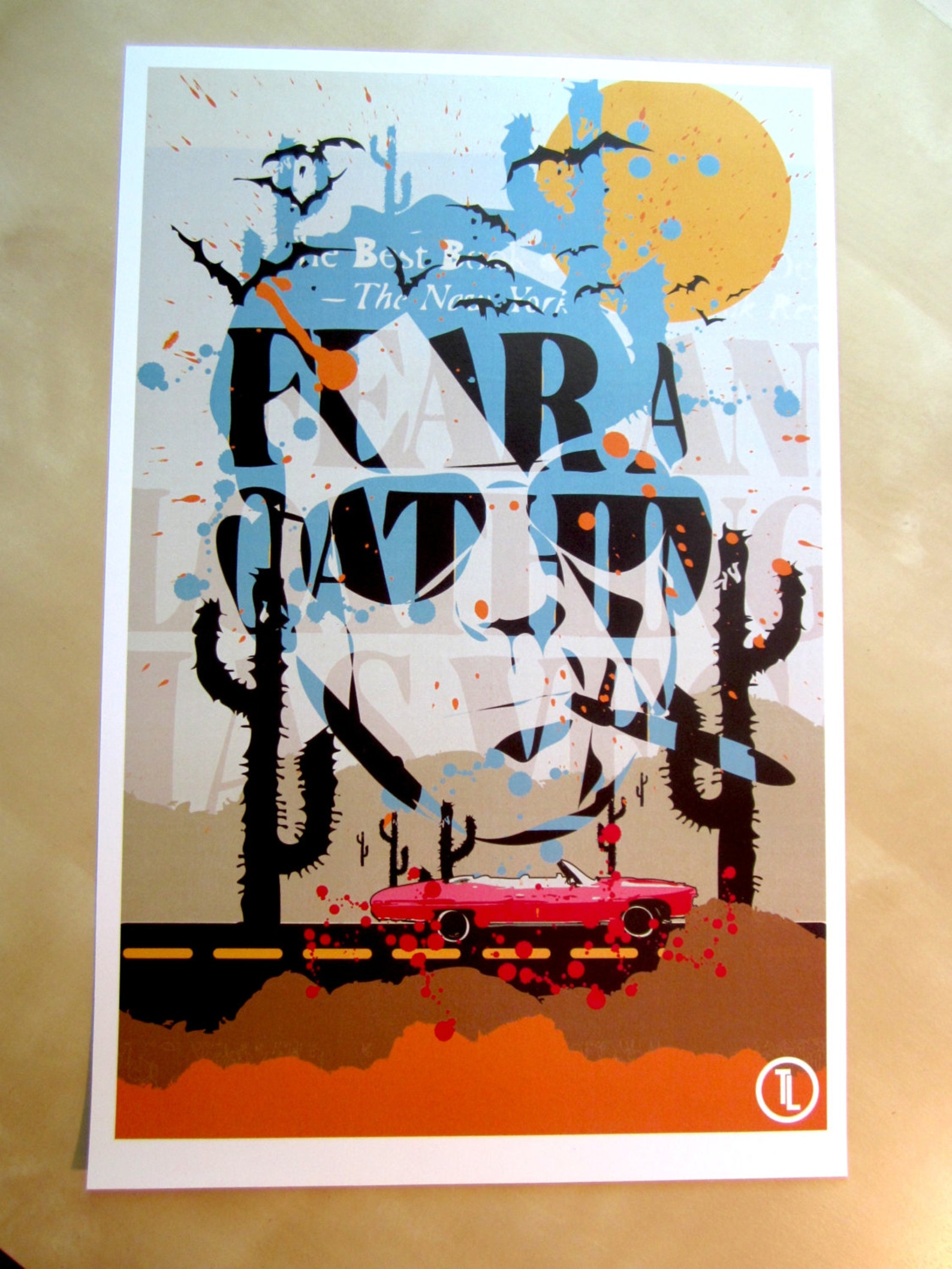 Hunter S. Thompson Fear and Loathing Digital Art Print - Etsy