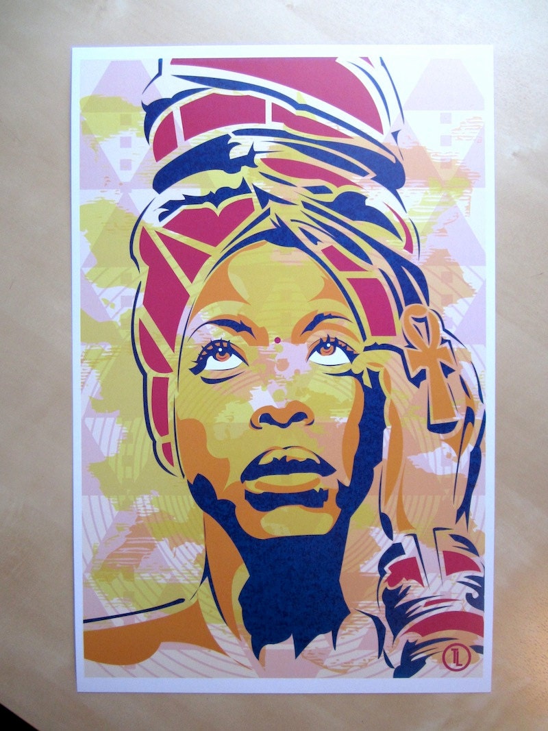 Erykah Badu Baduizm Digital Art Print - Etsy