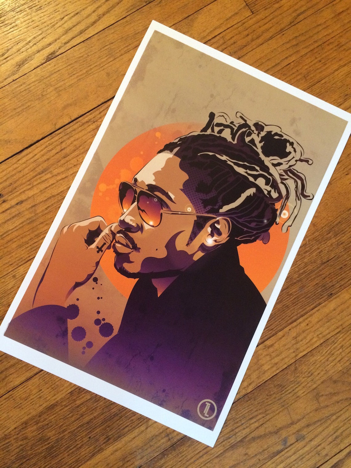 Future purple Reign Digital Art Print - Etsy