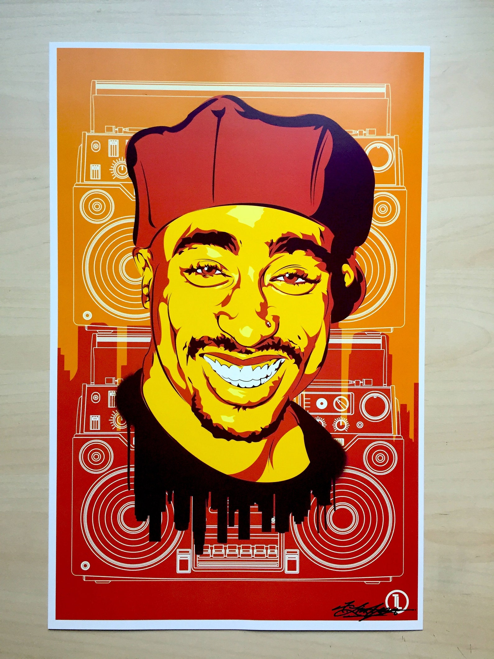 Tupac Digital Art Print - Etsy