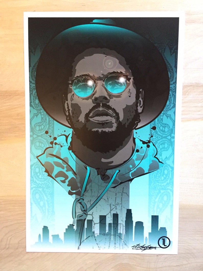 Schoolboy Q "blank Face" Digital Art Print - Etsy