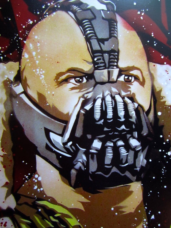 Bane Stencil Art Print | Etsy
