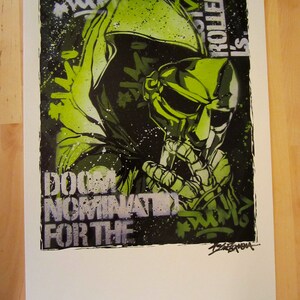 MF Doom Stencil Art Print - Etsy