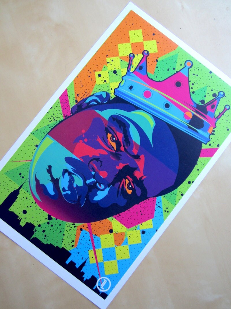 Notorious B.I.G. "king Biggie" Digital Art Print - Etsy