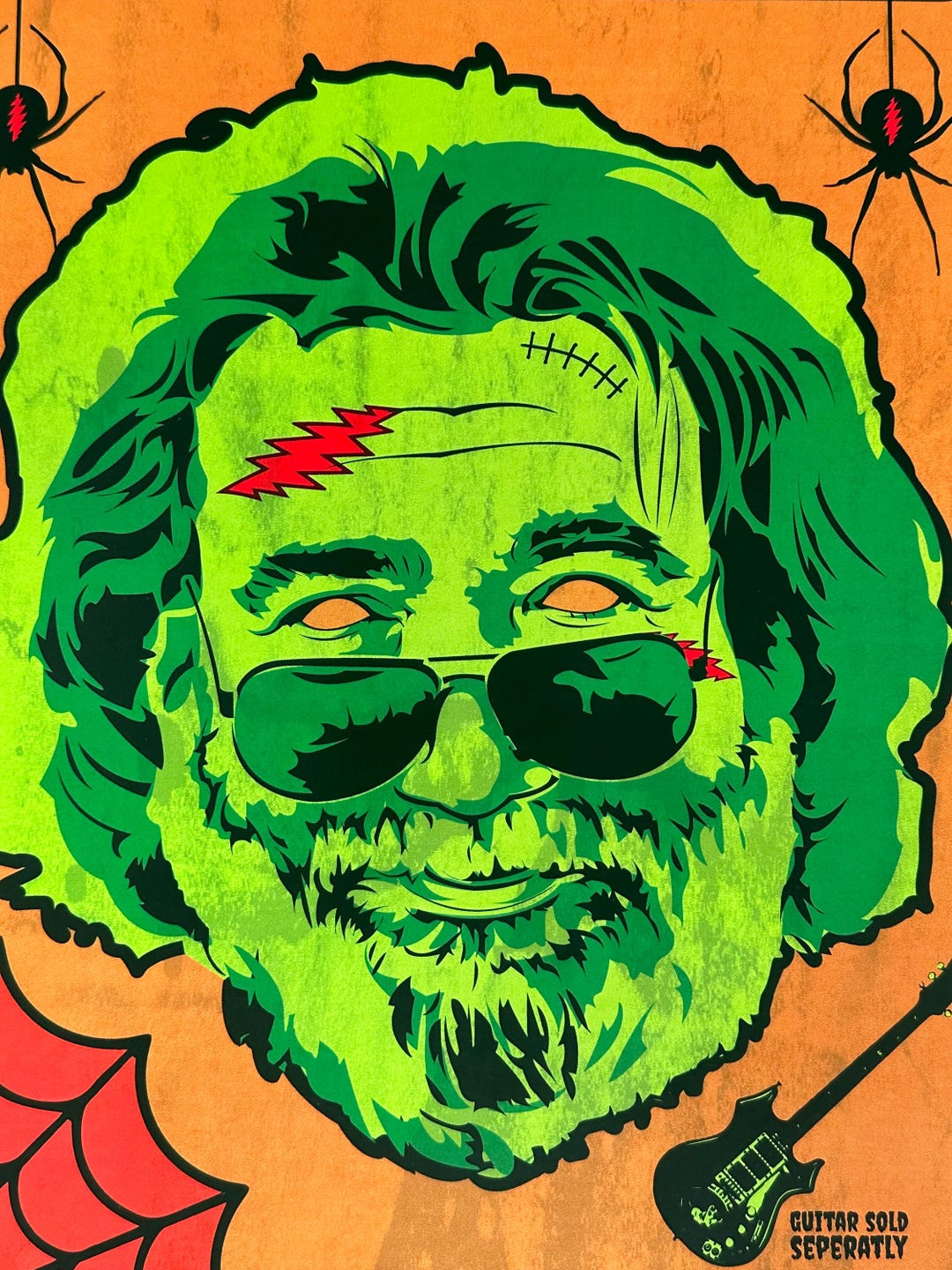 Jerry Garcia Zombie Halloween Print - Etsy