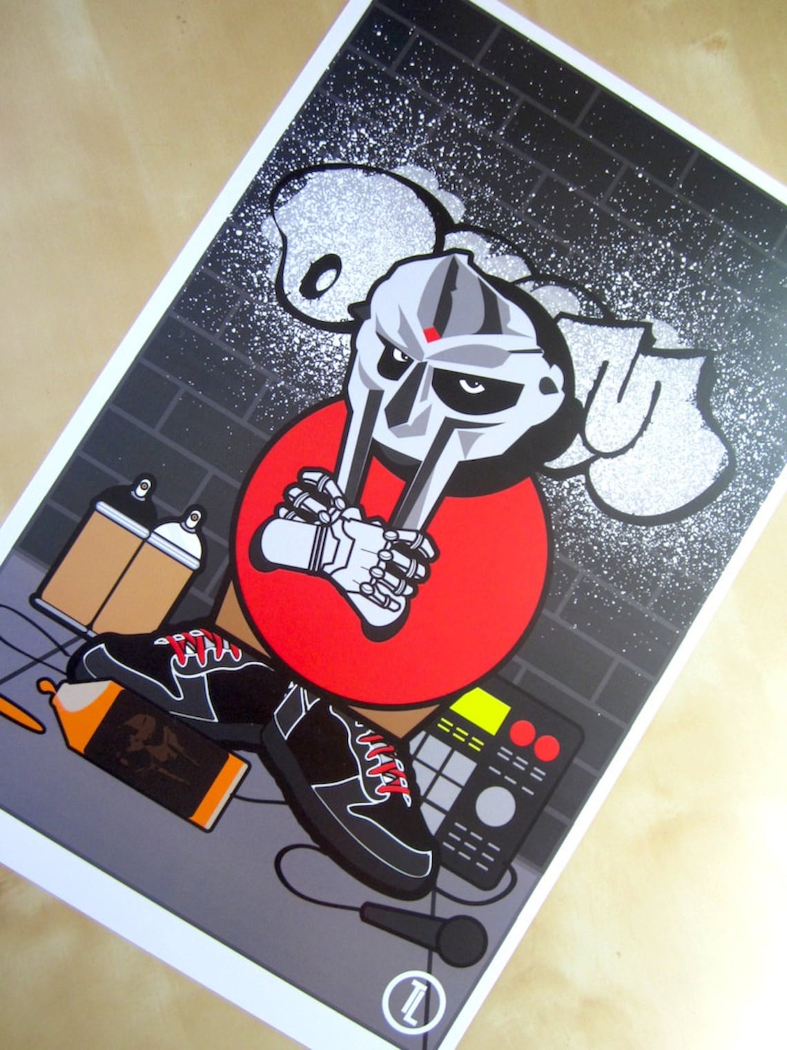 MF Doom City Character Digital Art Print - Etsy