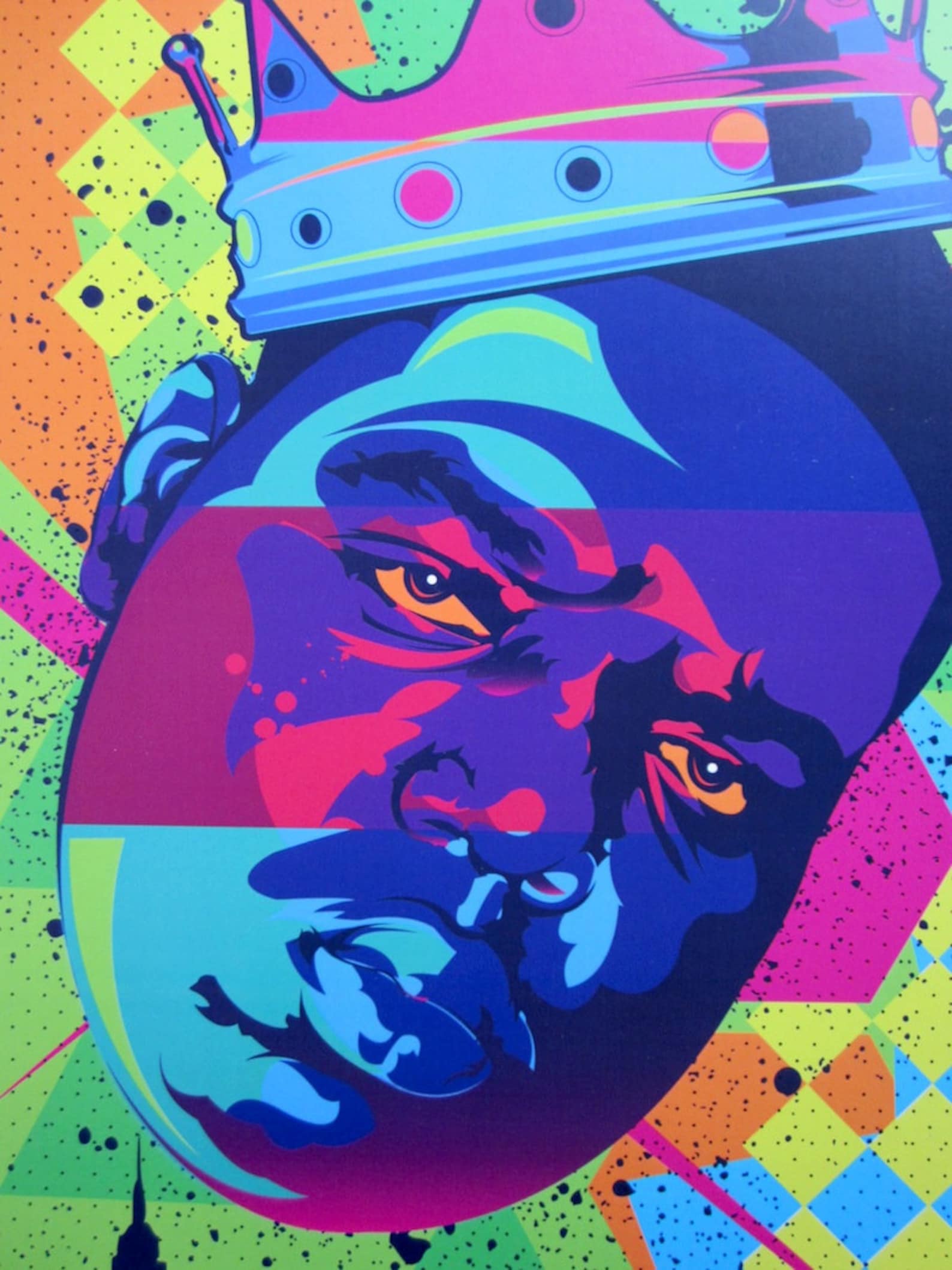 Notorious B.I.G. "king Biggie" Digital Art Print - Etsy