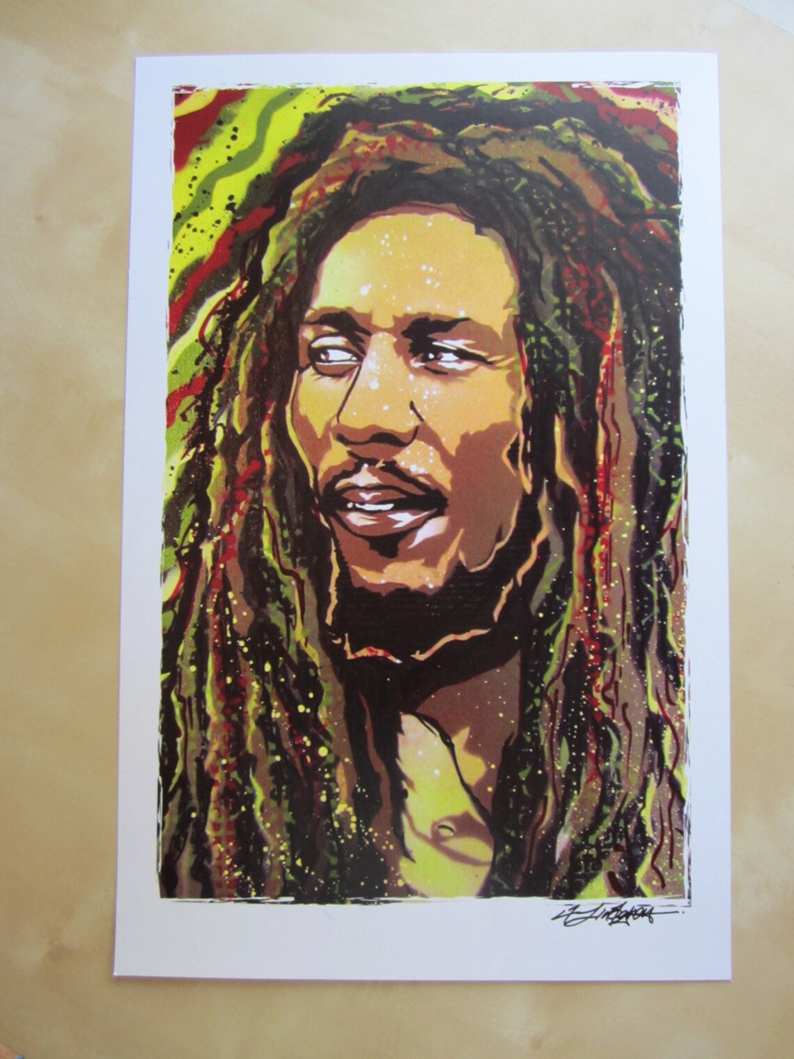 Soul Rebel Stencil Art Print - Etsy