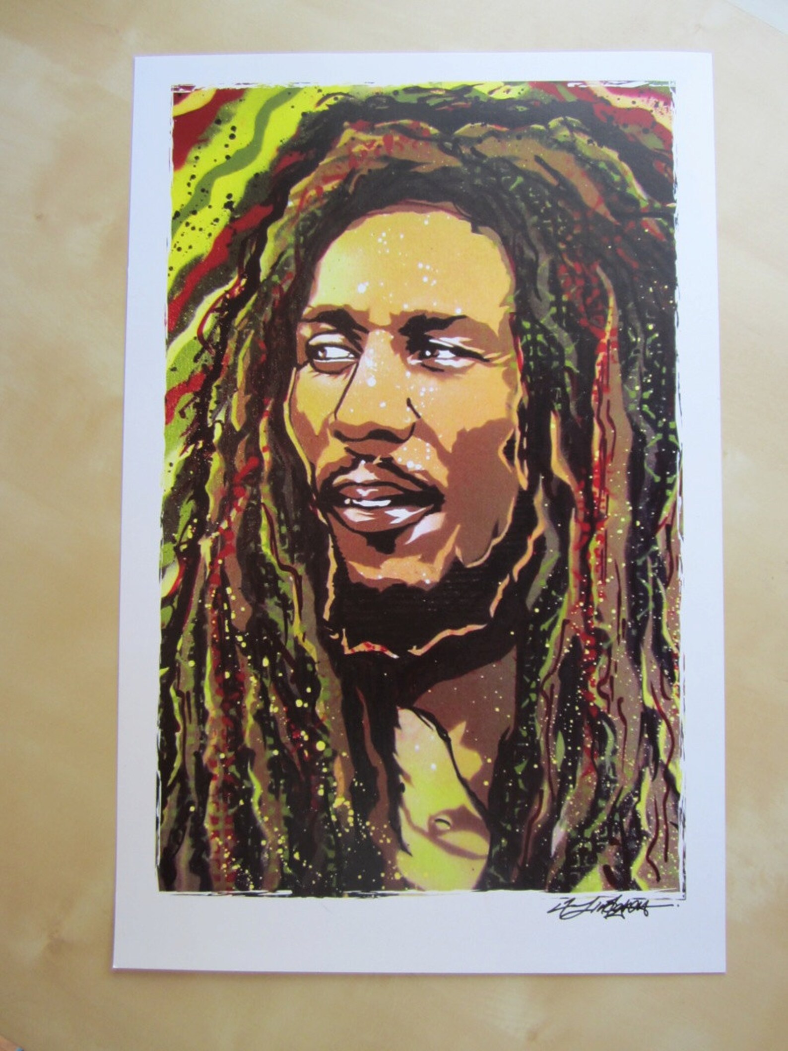 Soul Rebel Stencil Art Print - Etsy