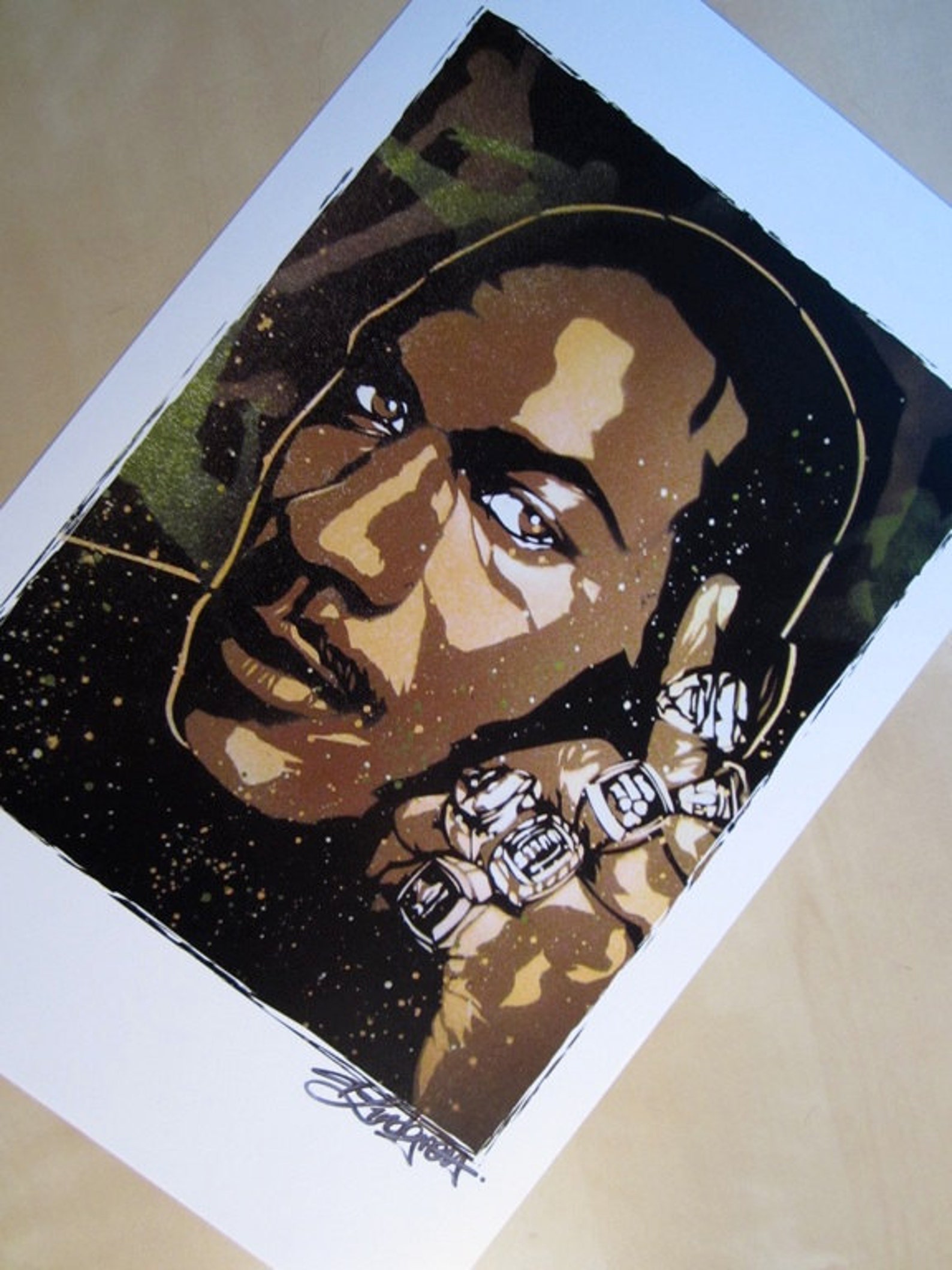 Michael Jordan Six Rings Stencil Art Print - Etsy