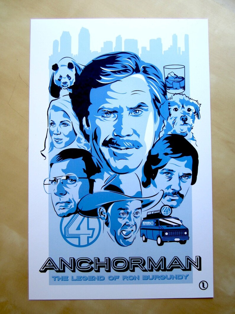 Anchorman "legend" Digital Art Print - Etsy
