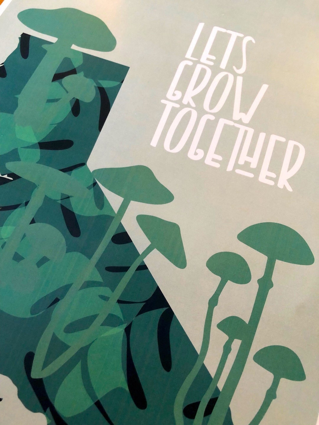 Lets Grow Together CA Digital Art Print - Etsy
