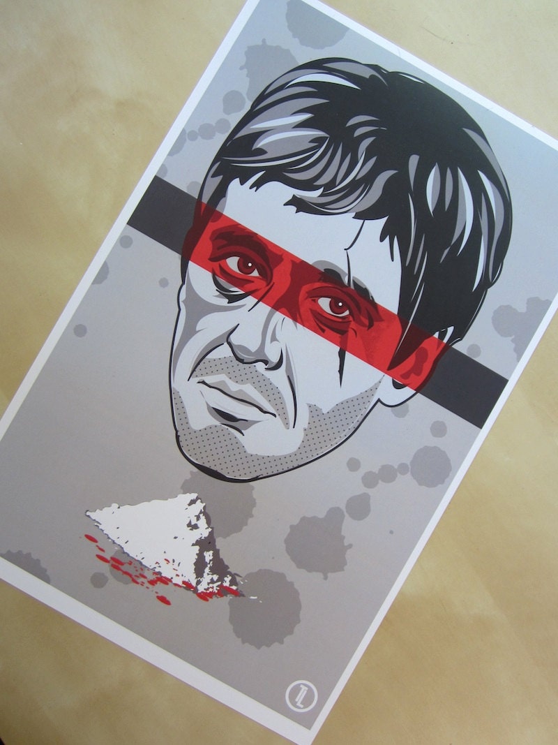Scarface Tony Montana Art Print - Etsy