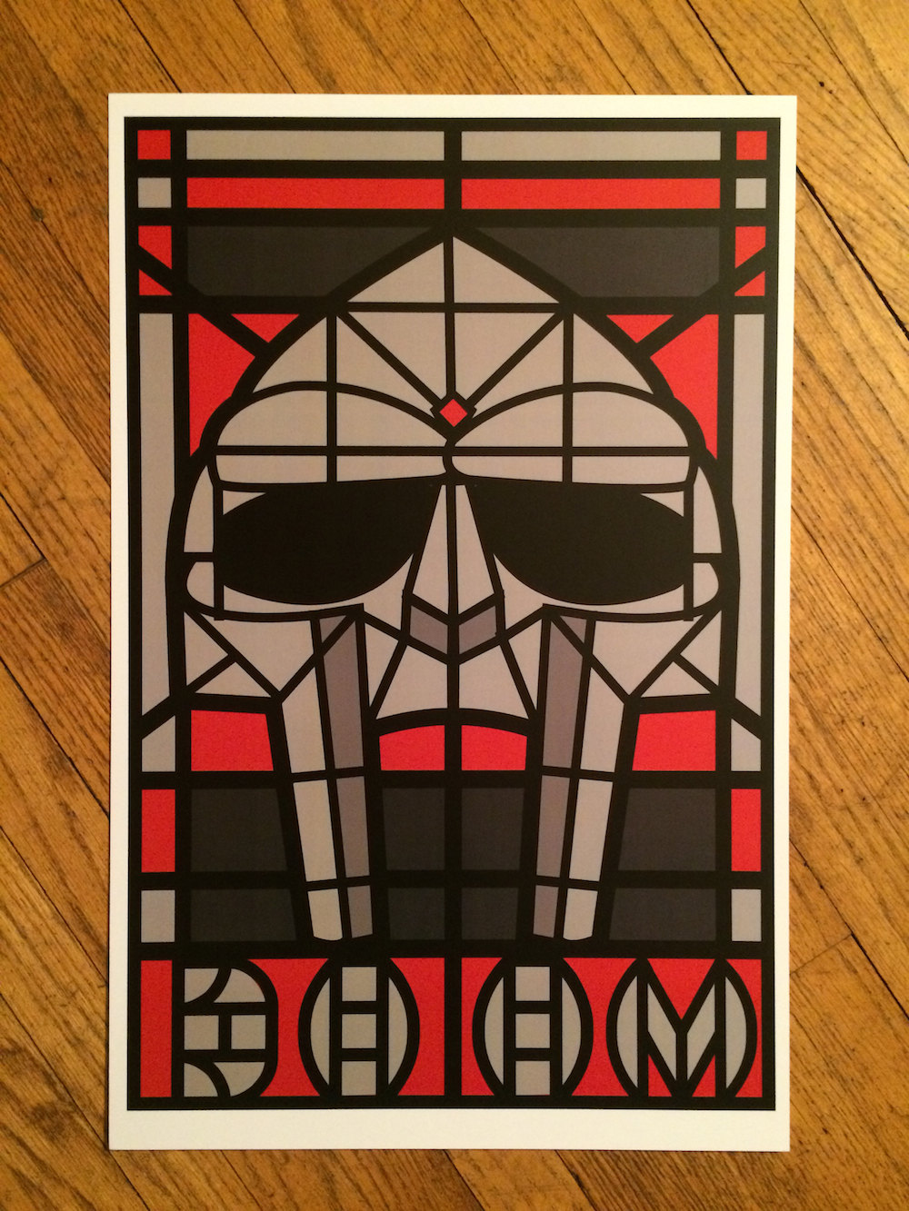 MF Doom Stained Glass Digital Art Print - Etsy