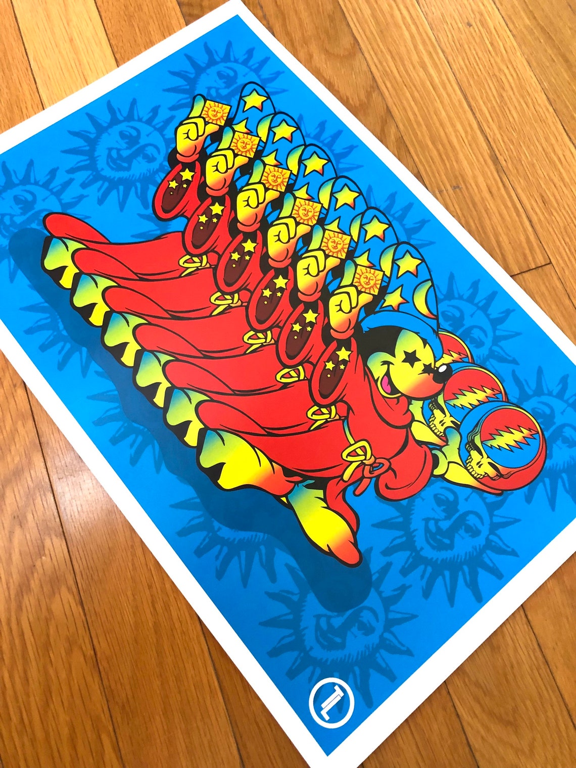 Trippy Mickey Digital Art Print - Etsy