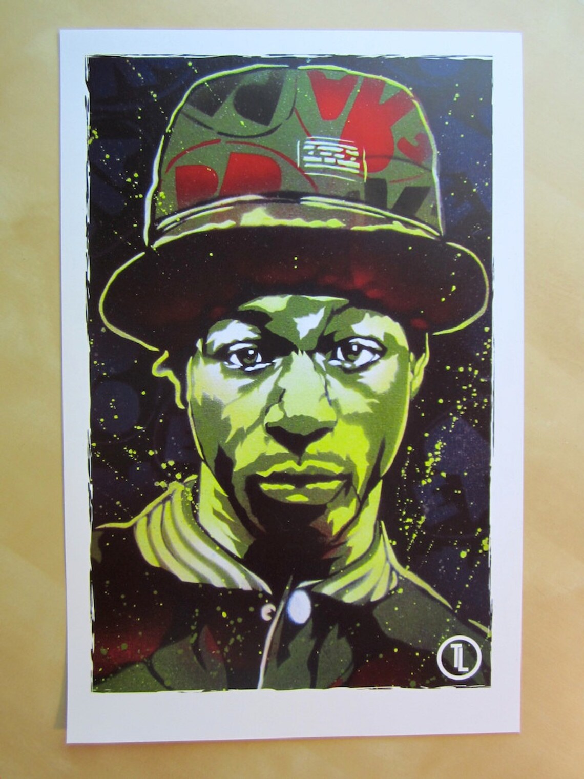 Joey Badass Pro Era Stencil Art Print - Etsy