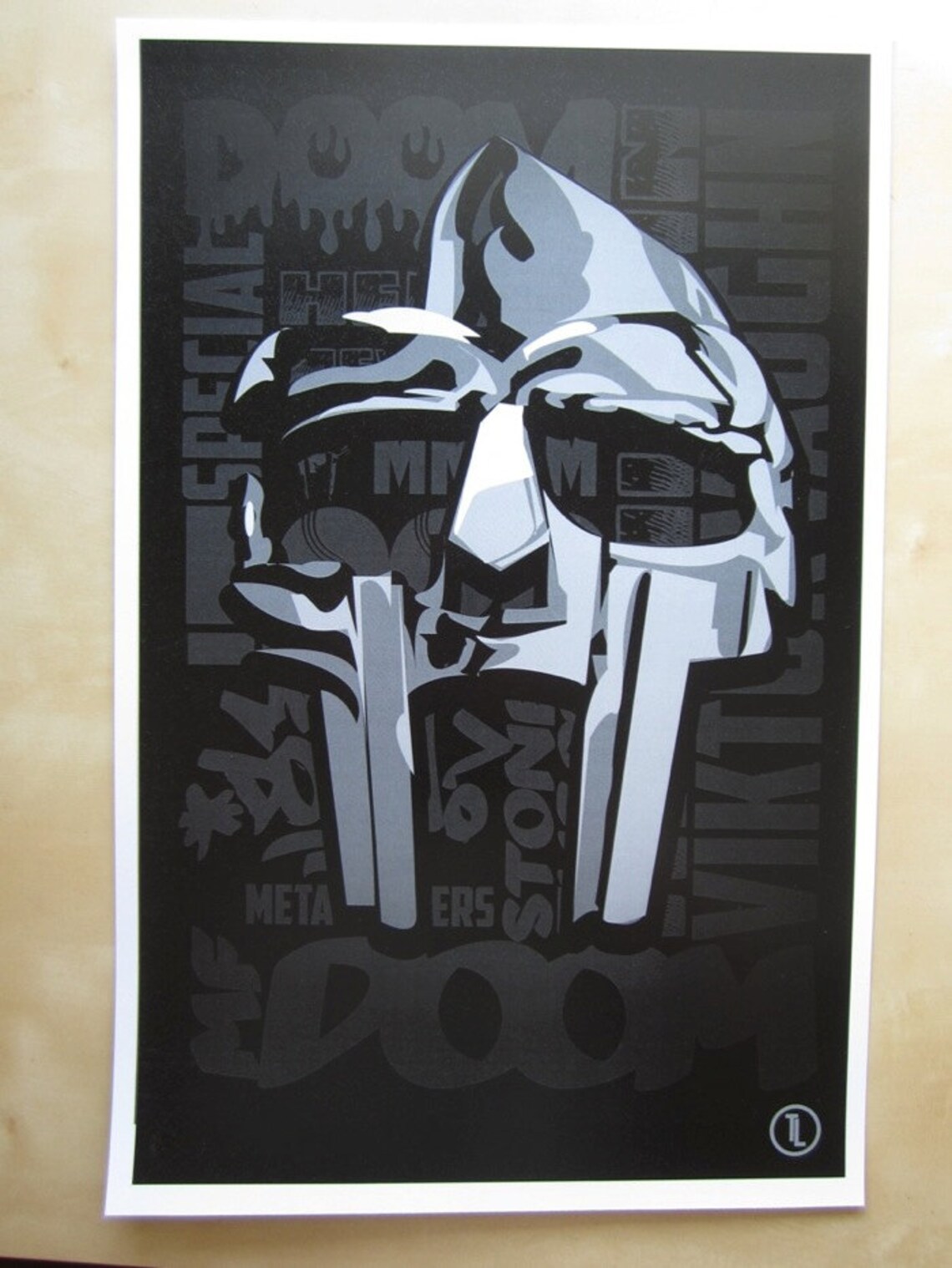 Mf Doom Man In The Mask Digital Art Print | Etsy