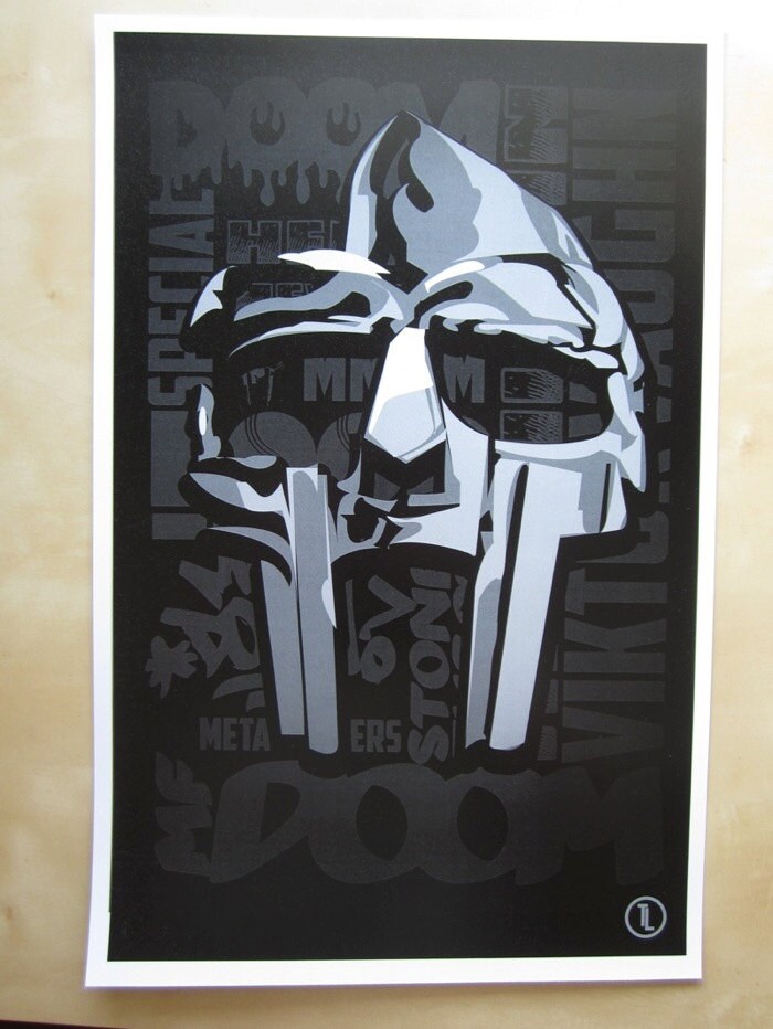 Mf Doom Man in the Mask Digital Art Print - Etsy
