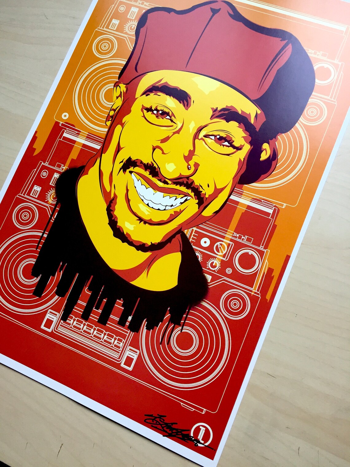 Tupac Digital Art Print - Etsy