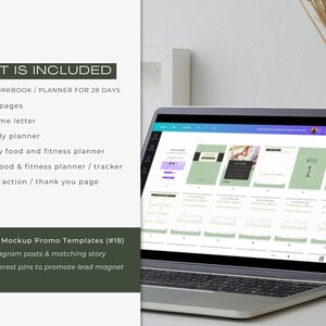 Food and Fitness Planner | Canva Templates | for Health & Fitness ...
