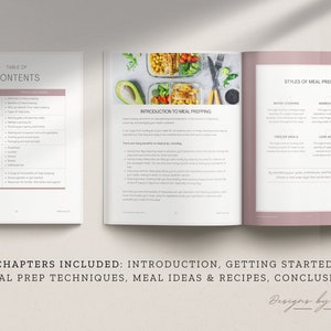 Meal Prep Ebook and Workbook | Canva Template | Meal Prep Planner ...