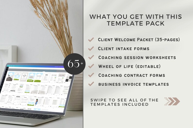 Coaching Client Welcome Packet Kit Client Onboarding Canva - Etsy
