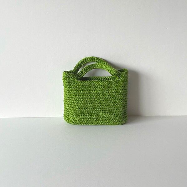 Crochet Mini Tote Bag - Etsy