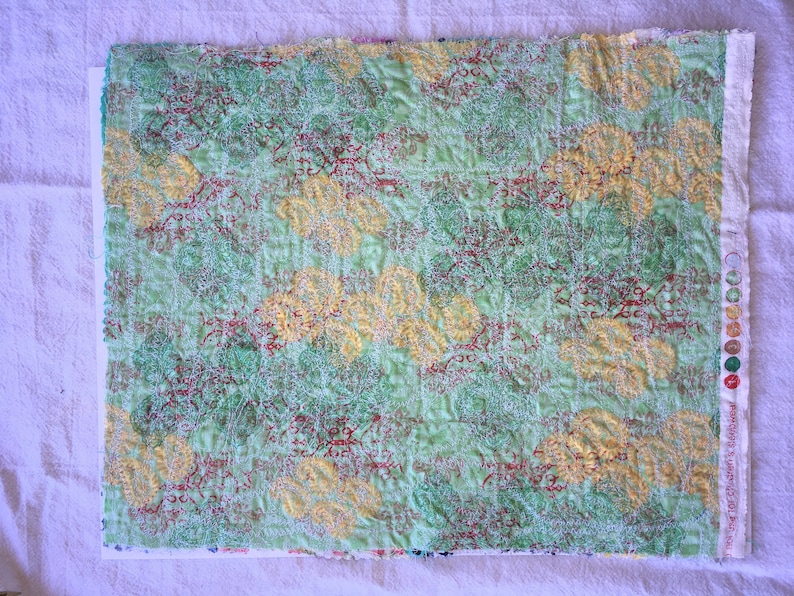 Abstract Fabric Scraps Textile Art Collage Wall or Tabletop - Etsy