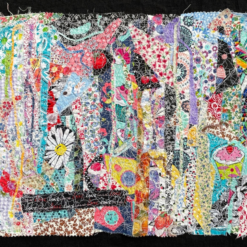 Abstract Textile Art - Etsy