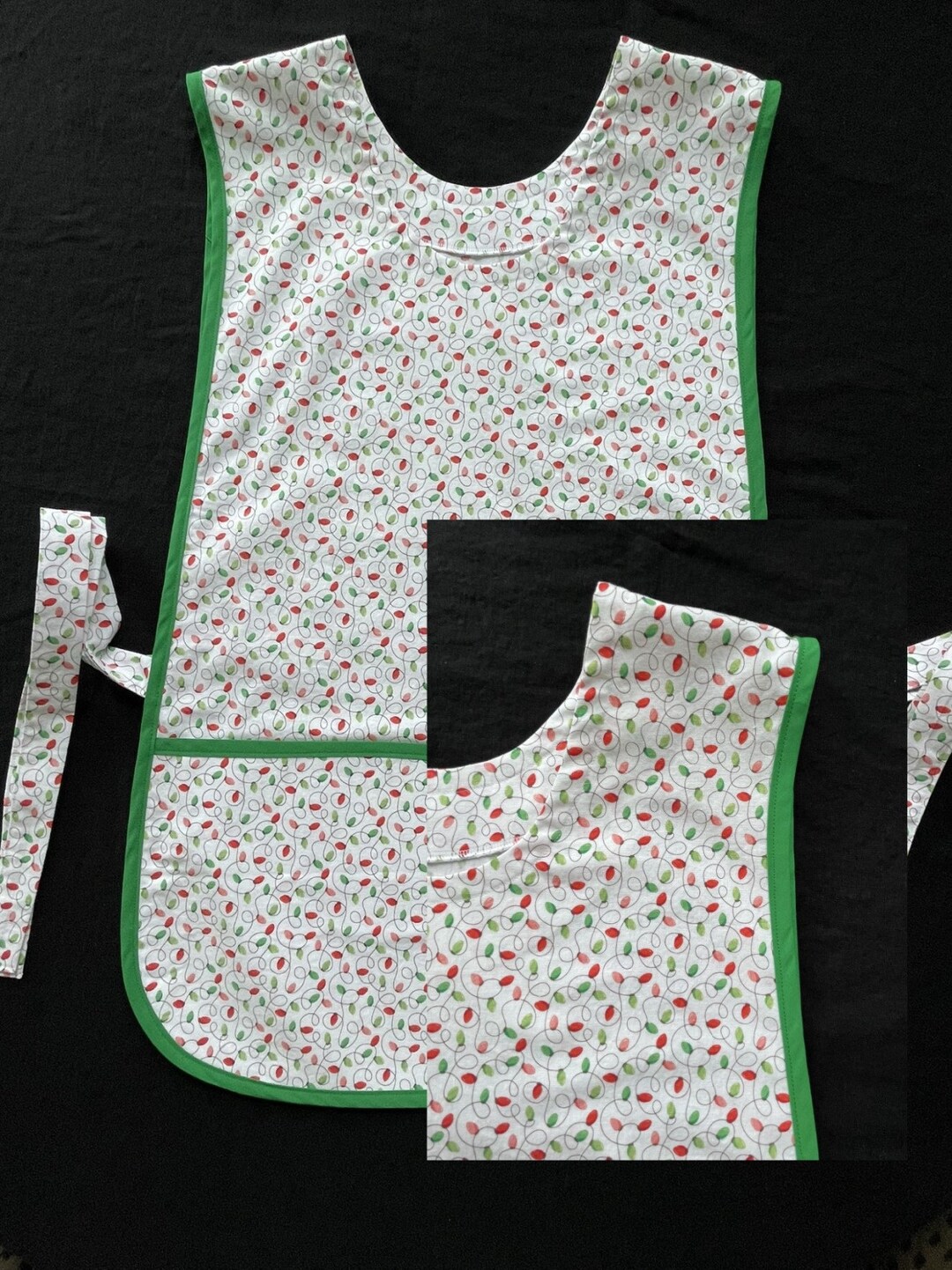 Novelty Holiday Inspired Cobbler Smock Style Cotton Apron With Two ...