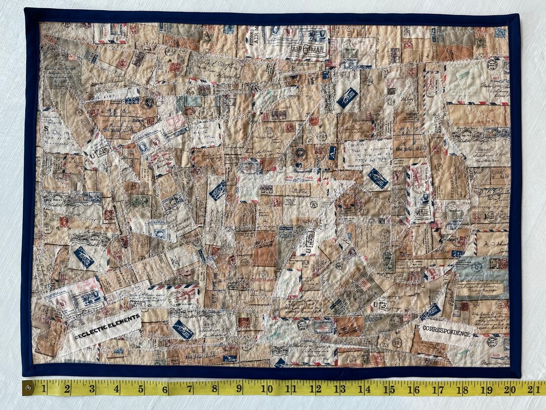 Eclectic Elements Vintage Letter Theme Correspondence Abstract - Etsy