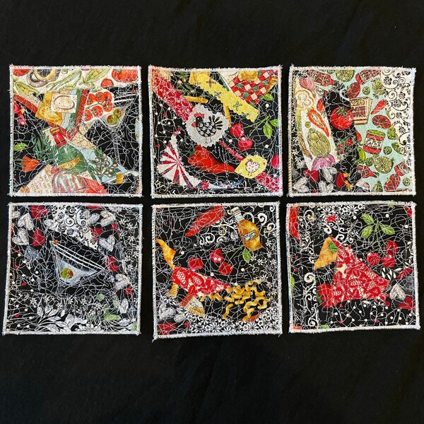 Abstract Textile Art - Etsy