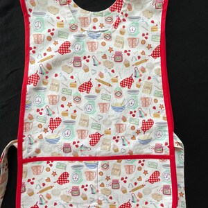 Vintage Bakers Kitchen Theme Cobbler Smock Cotton Apron/two Lined ...