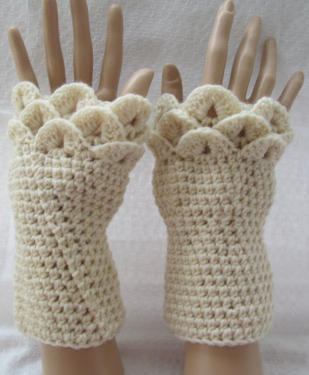 Croc Long Cuff Arm Warmers, Handwamer, Wool Crochet Warmer - Etsy