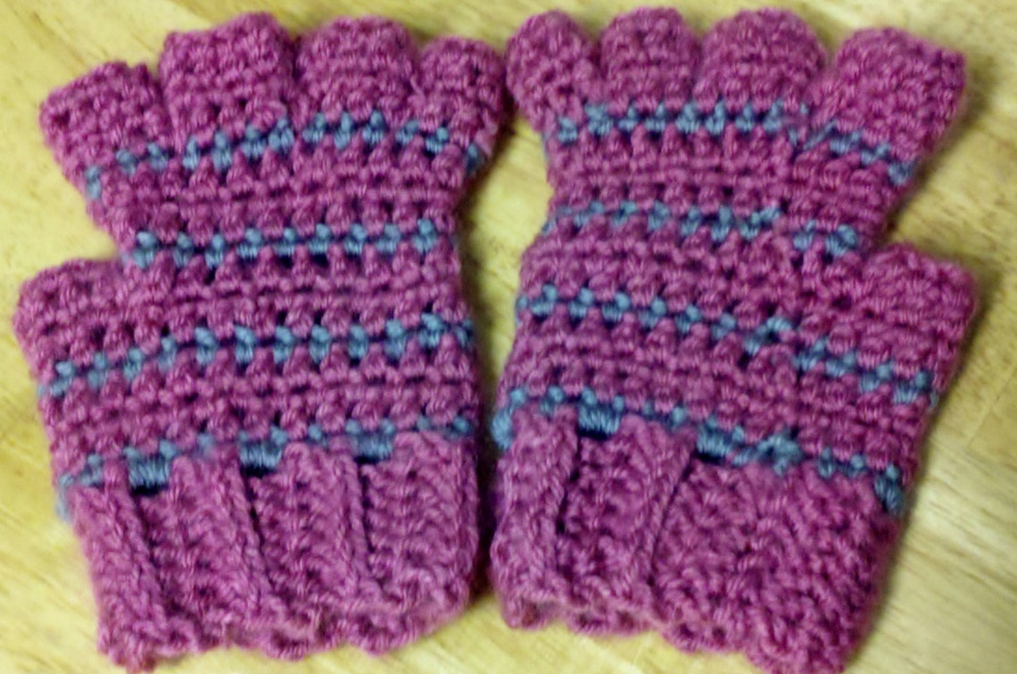 Colorful Fingerless Mittens, Open Fingers Mittens - Etsy